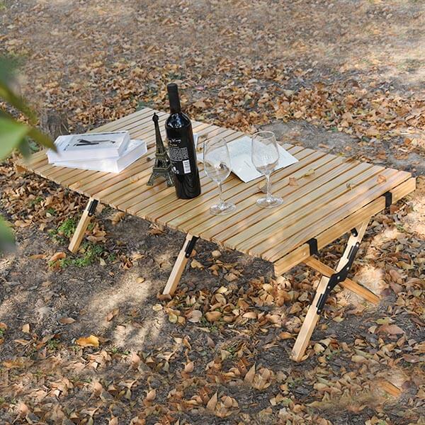 Wooden Camping Folding Table - ZheJiang Kaisi Outdoor Products Co.,Ltd